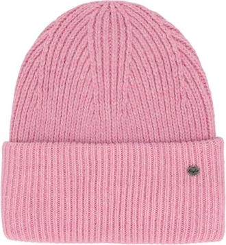 Eisglut Strickm&uuml;tze Mit Umschlag Smoothl Designed In Germany, Mauve, Einheitsgr&ouml;&szlig;e EU