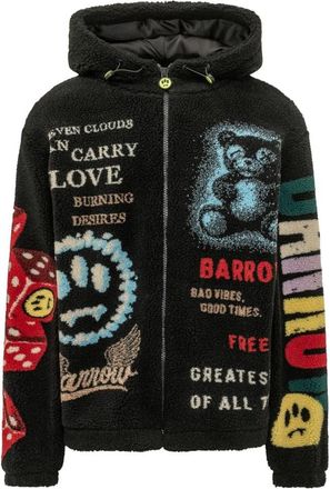 Barrow Barrow - Veste textur&eacute;e douce - Homme - Sweatshirts et sweats &agrave; capuche - Noir - Taille: M