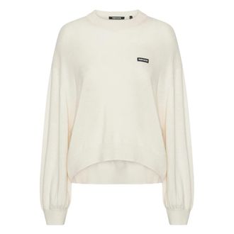 Rotate Round-Neck Strickwaren - - Knitwear - Damen - Wei&szlig; - S