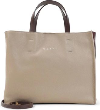 Marni Femme, Sacs, Gris, Taille: ONE Size Museo Soft Tote Bag