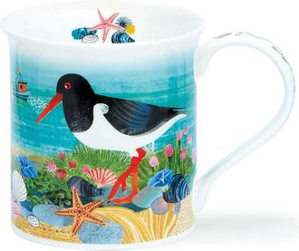 Dunoon Bute 0,3 Liter Fine Bone China Becher Seashore (AUSTERNFISCHER)