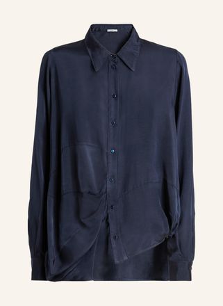 High High Bluse In Spring blau