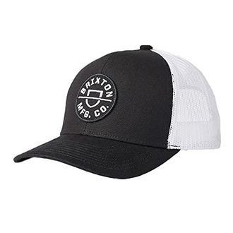 Brixton Brixton Casquette Crest X MP Mesh Baseball, Noir, Taille Unique Mixte