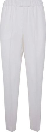 PESERICO Homme, Pantalons, Blanc, Taille: S Pantalon en viscose
