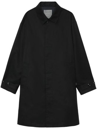 Yohji Yamamoto x Neighborhood manteau en coton - Noir