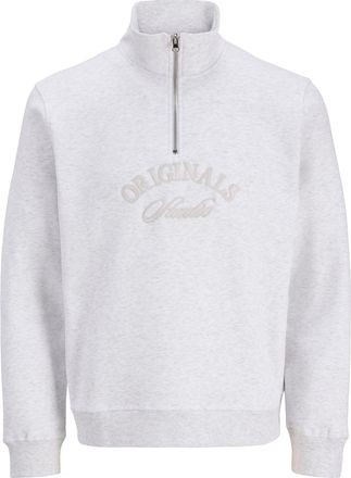 Jack & Jones Male Sweatshirt mit halbem Rei&szlig;verschluss Sweatshirt mit halbem Rei&szlig;verschluss