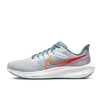 Nike Nike Mens Road Running Shoes Air Zoom Pegasus 39, Pure Platinum/Total Orange-Mineral Slate, DH4071-003, 42.5 EU (9 US)