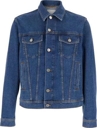 Jacob Cohen Homme, Vestes, Bleu, Taille: M Veste Trucker