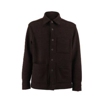 Xacus Veste courte &agrave; coupe droite - Homme - Vestes - Brun - Taille: S