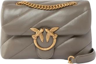 Pinko Pinko, Femme, Sacs, Gris, Taille: ONE Size Love Puff Mini CL