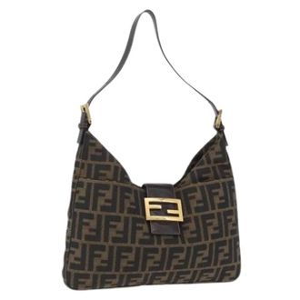 Fendi Sac bandouli&egrave;re Zucca Canvas Pre-owned - Femme - Pre-owned - Brun - Taille: ONE Size
