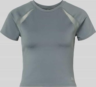 Under Armour T-Shirt mit Mesh-Eins&auml;tzen und Logo