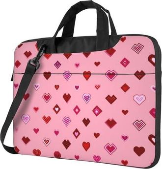 Generic Sac pour ordinateur portable de 15,6, housse romantique avec bandouli&egrave;re pour ordinateur portable de 15,6, housse de protection portable antichoc pour