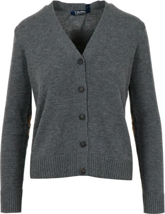 Max Mara Femme, Pulls, Gris, Taille: 42 FR Cardigan Apollo