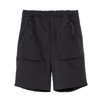 Moncler Homme, Shorts, Noir, Taille: XL Technical Froiss&eacute; Shorts