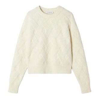 Lanvin Pull en laine torsad&eacute;e - Homme - Pulls - Jaune - Taille: S