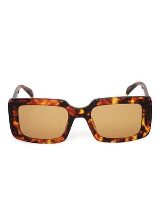 Tous lunettes de vue à effet écaille de tortue - Marron