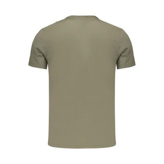 Calvin Klein Logo-Embroidered Cotton T-Shirt - Green
