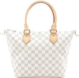 Louis Vuitton sac à main Damier Azur Saleya PM (2007) - Blanc