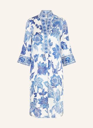 Kudibal Copenhagen Dea Kudibal Seidenkleid Kamillesdea Mit 3/4-Arm blau