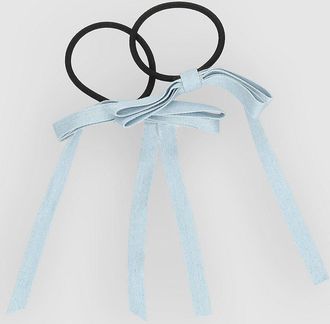 Blue Tomato Bow Hair Tie 2 Pack Schmuck denim