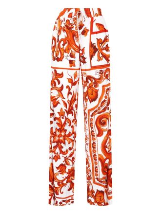Dolce & Gabbana Straight Pants Majolica