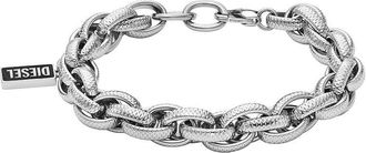 Diesel Herren-Gliederarmband Achat schwarz, DX1514040