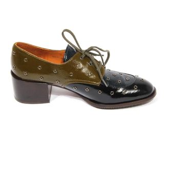 Chie Mihara Vintage-Effekt Leder Schuhe - - Shoes - Damen - Gr&uuml;n - 36 EU