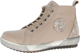 Andrea Conti Damen High Top Sneaker, Dark Stone, 38 EU