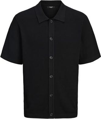 Jack & Jones Jprblajones Polo en Tricot pour Homme, Noir, L