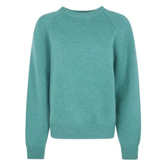 Frankie Shop Pulls &agrave; col rond - Femme - Pulls - Vert - Taille: 36 FR
