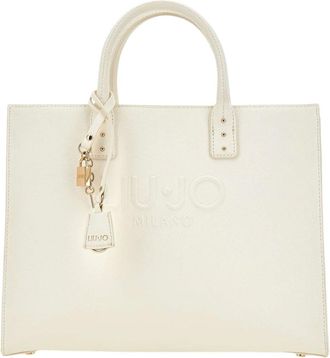 Liu Jo Femme, Sacs, Blanc, Taille: ONE Size Sac &agrave; main avec poign&eacute;e sup&eacute;rieure