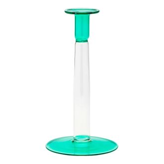 Anna + Nina Bougeoir en verre Seafoam Anna + Nina