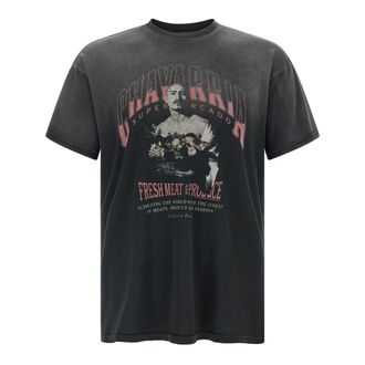 Willy Chavarria San Chachi Produce Easy Tee - - Tops - Herren - Schwarzk - L