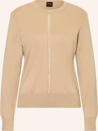 HUGO BOSS Pullover Finguine braun