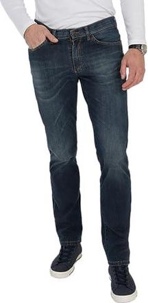 Club Of Comfort 6516 Henry Inch Pantalon en coton pour homme - Bleu - 34W x 32L