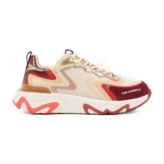 Karl Lagerfeld Femme, Chaussures, Beige, Taille: 38 EU Baskets Statement