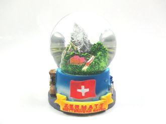 Generic Zermatt Matterhorn Wallis Schneekugel Snowglobe 6,5 cm Schweiz Souvenir
