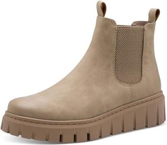 Marco Tozzi Femme Chelsea-Stiefel 2-25444-45 Bottine, Taupe, 40 EU