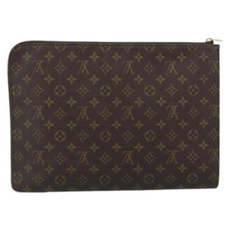 Louis Vuitton Pre-owned Vintage Clutch - Femme - Pre-owned - Brun - Taille: ONE Size