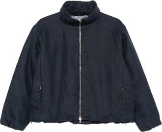 Herno Femme, Vestes, Bleu, Taille: 44 FR Down Jackets