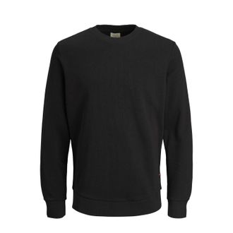 Jack & Jones Herren Jjeholmen Sweat Crew Neck Noos Pullover, Black, 3XL EU