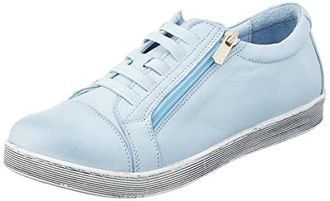 Andrea Conti 0061715, Basket Femme, Bleu pastel., 41 EU