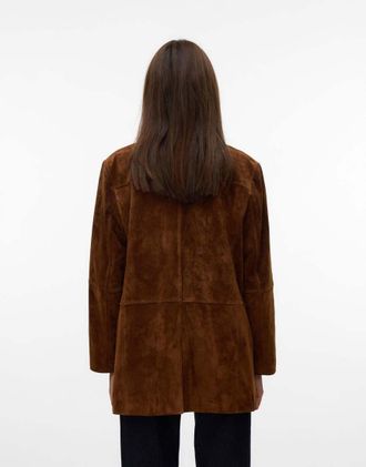 Vero Moda Jacke in Schokotortenbraun-Brown