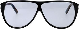 Saint Laurent Lunettes De Soleil - Noir