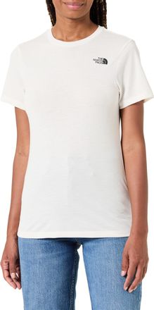 The North Face NF0A8BQZQLI W Foundation S/S Half Dome CA Graphic T-Shirt Damen White Dune Größe S