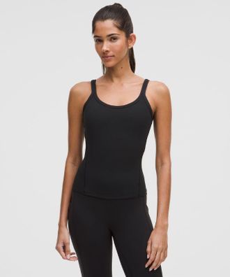 lululemon Align Tanktop mit U-Ausschnitt in Taillenl&auml;nge f&uuml;r Frauen - Gr&ouml;&szlig;e 10 in Black