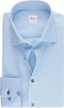 Stenstr&ouml;ms Homme, Chemises, Bleu, Taille: XL Chemise Twill Pied-de-Poule Regular