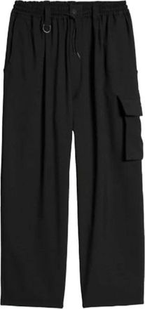 Yohji Yamamoto Homme, Pantalons, Noir, Taille: M Cargo Pants