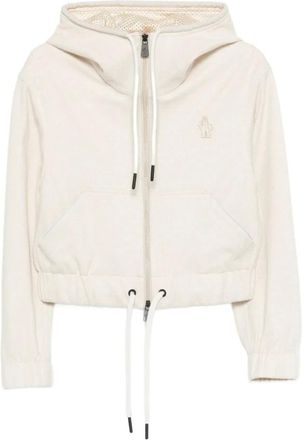 Moncler Femme, Sweatshirts et sweats &agrave; capuche, Beige, Taille: 40 FR Sacs